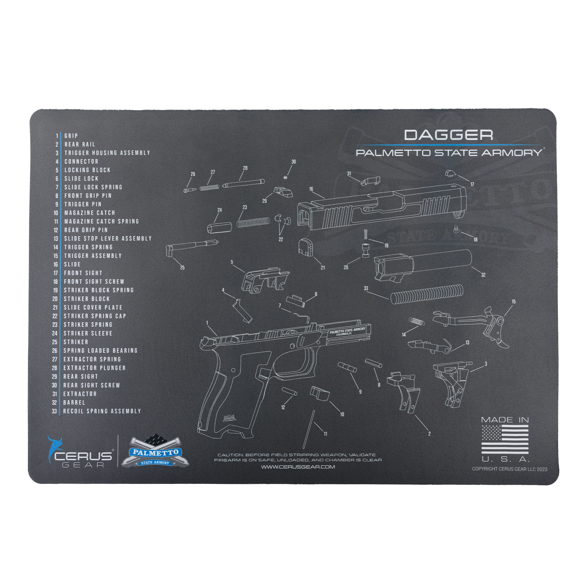 PSA Dagger Handguns, Parts & Accessories | Palmetto State Armory