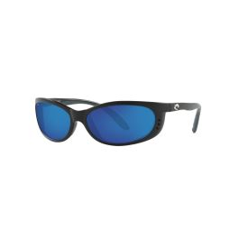 Costa Fathom Black/Gray Frame Blue Mirror 580P Lens Sunglasses - 580P ...