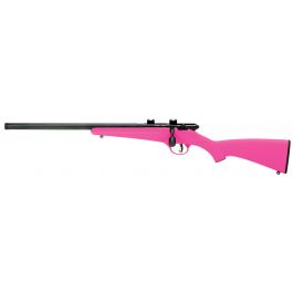 Savage Arms Rascal FLV-SR (Pink) 22 LR 16.11 Round Bolt Action Rimfire ...