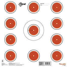 EZ Aim Indoor Square 11-Spot Target, Orange/White, 13 Pack - Indoor ...