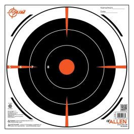 EZ Aim Bullseye Target, Black/Orange, 26 Pack - Bullseye Shooting ...