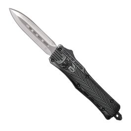 CobraTec Knives CTK-1 Small Plain Edge OTF Knife Dagger, Stonewashed ...