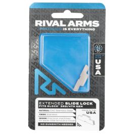 Enhanced Control Rival Arms Extended Slide Lock for Glock Gen3-4 ...