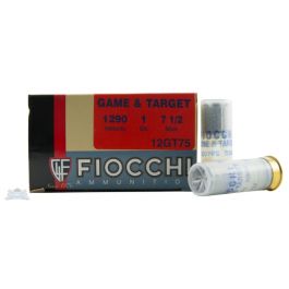 Fiocchi 12ga 2.75" 1oz #7.5 Game Load Ammunition 25rds - 12GT75 ...
