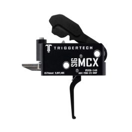 Triggertech Flat Lever Trigger for Sig MCX, Clean Black PVD ...