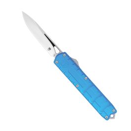 CobraTec Knives Enforcer Large OTF Knife Drop Point, Blue ...