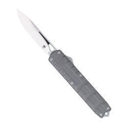 CobraTec Knives Enforcer Large OTF Knife Drop Point, Gray ...