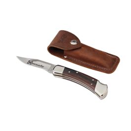 Hornady Buck 110 Folding Knife Drop Point, Brown - 99126 | Palmetto ...