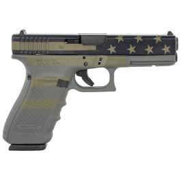 Glock 20 Gen4 10mm Auto 4.61" 15+1rds, Operator Flag Cerakote ...
