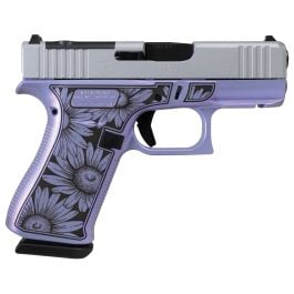 Glock G43X MOS Miss Daisy Subcompact 9mm 3.41" 10rds, Purple | Palmetto ...