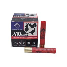 ATI Target Load .410 Gauge 3" #6 1-1/16oz Target Load, 25rds | Palmetto ...