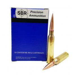 SBR .375 Cheytac 353 gr. Solid Copper Match 10 Rounds Ammunition ...