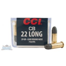 CCI .22 Long Rifle CB 29 Grain Lead Round Nose Mini-Cap Ammunition ...