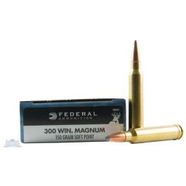 Federal 300 Winchester Magnum 150gr SP Power-Shok Ammunition 20rds ...