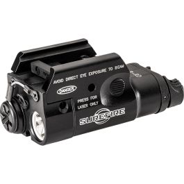 Surefire Ultra-Compact LED Handgun Weapon Light w/Red Laser 300 lm ...