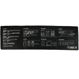 MDT 35.75" x 12" x 0.13" Bench Mat, Black | Palmetto State Armory