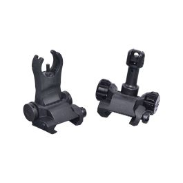 LMT DEFENCE Battle Sight Set Rear Flip-Up, Black | Palmetto State Armory