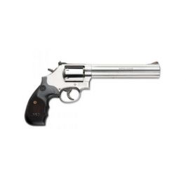 Smith and Wesson 686 Plus 357 Revolver Silver w/ Grips 150855 ...