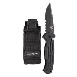 Benchmade AFO II Automatic Serrated Drop Point Knife, Black - 9051SBK ...