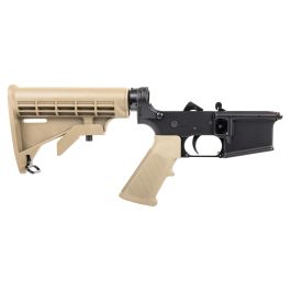 PSA BLEM AR-15 Complete Classic Stealth Lower, FDE | Palmetto State Armory