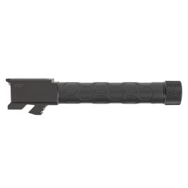 PSA Dagger Honeycomb Threaded Barrel, Black DLC | Palmetto State Armory