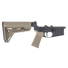 PSA Sabre-15 Forged Lower with MOE SL Stock and Grip, FDE | Palmetto ...