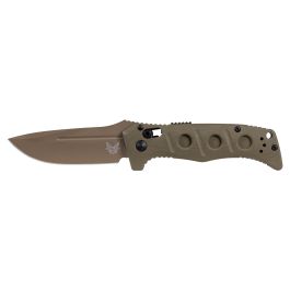 Benchmade Mini Auto Adamas Folding Drop Point Knife, OD Green - 2730FE ...