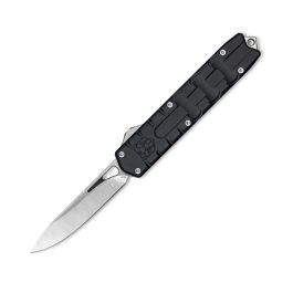 CobraTec Knives Enforcer Medium OTF Drop Point Knife, Black ...