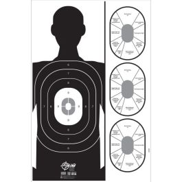 EZ Aim Handgun Trainer Target & Backer - Corrugated - 23 X 35 - 15737 ...