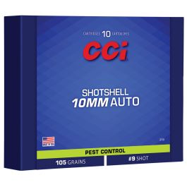 CCI 10mm 105 gr #9 10rds Handgun Shotshell for Versatile Use and ...