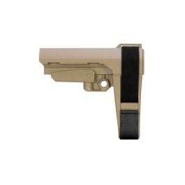 SB Tactical SBA3 5-Position Adjustable Pistol Stabilizing Brace Flat ...