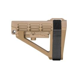 SB Tactical SBA4 5-Position Adjustable Pistol Stabilizing Brace Flat ...