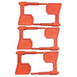 LBE Unlimited 6-Piece Chamber Flag Set in Orange - Essential Safety ...