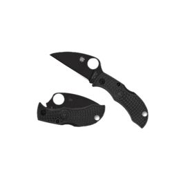 Spyderco Manbug Folding Knife Wharncliffe Black Plain Edge - Compact ...