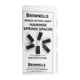 Brownells 6-Pack Hammer Spring Spacer Fits Colt Single Action Army ...