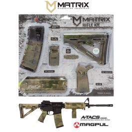 Matrix Diversified Industry Mil-Spec Magpul MOE Furniture Kit, A-TACS ...