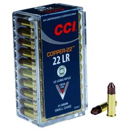 CCI Copper-22 21 gr Hollow Point .22lr Ammo, 50/box - 925CC | Palmetto ...
