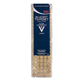 CCI Short Target 29 gr Lead Round Nose .22 Short Ammo, 100/box - 0037 ...