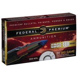 Federal Prem. Edge TLR 175 gr Terminal LR 308 Ammo 20rds - P308 Ammo ...