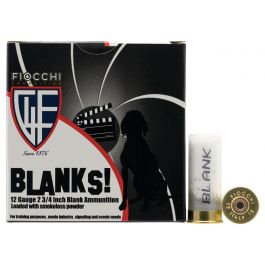 Fiocchi Shotgun Blank 12 Gauge Ammo, 25/box - 12BLANK | Palmetto State ...