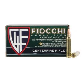 Fiocchi Ext a Frangible Leadless 45 gr Lead-Free Frangible 223 Ammo ...