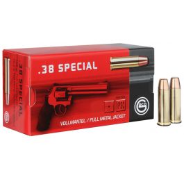 Geco 158 gr Full Metal Jacket Flat Nose .38 Spl Ammo, 50/box - 271640050 | Palmetto State Armory