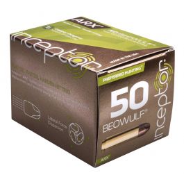 Inceptor Preferred Hunting 200 gr ARX .50 Beowulf Ammo, 20/box ...