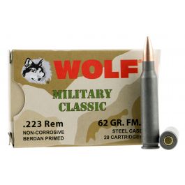Wolf Perf. Military Classic 62 gr HP 223 Ammo 20rds | Palmetto State Armory