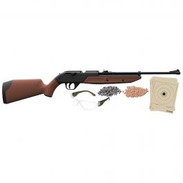Crosman Pumpmaster .177 Bolt-Action Air Rifle Kit, Brown - 760BKT ...