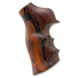 Hogue Fancy Hardwood Revolver Grip w/ Finger Grooves for GP100/Super ...