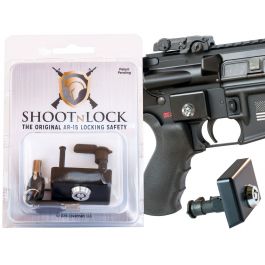 Shoot N Lock Steel Locking Safety for AR-15 Style Rifle, Black - 00020 ...