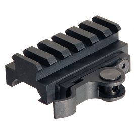 Aim Shot AR Aluminum 1-Piece Quick Release Picatinny Rail Mount, Black ...