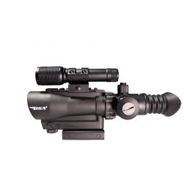 BSA Optics Tactical Weapon 1x30mm Red Dot Sight w/ Laser and Flashlight ...
