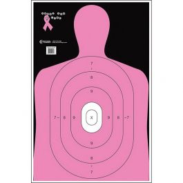 Action Target Law Enforcement 23" x 35" Silhouette B-27E Breast Cancer ...